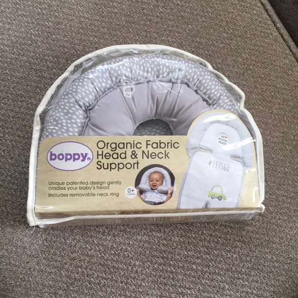 Boppy | Other | Boppy Organic Fabric Head Neck Support Months | Poshmark